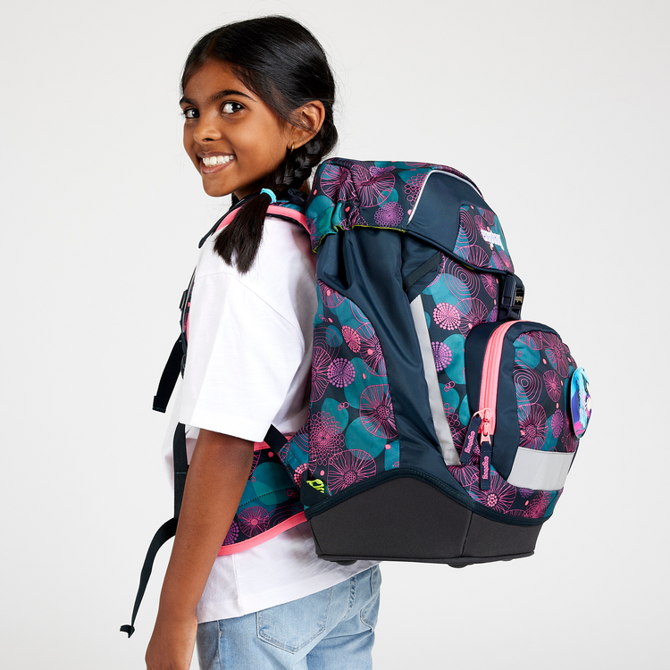 ergobag Prime School Backpack CoralBear (New 2024 Collection) - ergokid Singapore